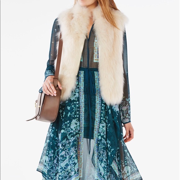 BCBG | Jackets & Coats | Bcbgmaxazria Fur Vest | Poshmark